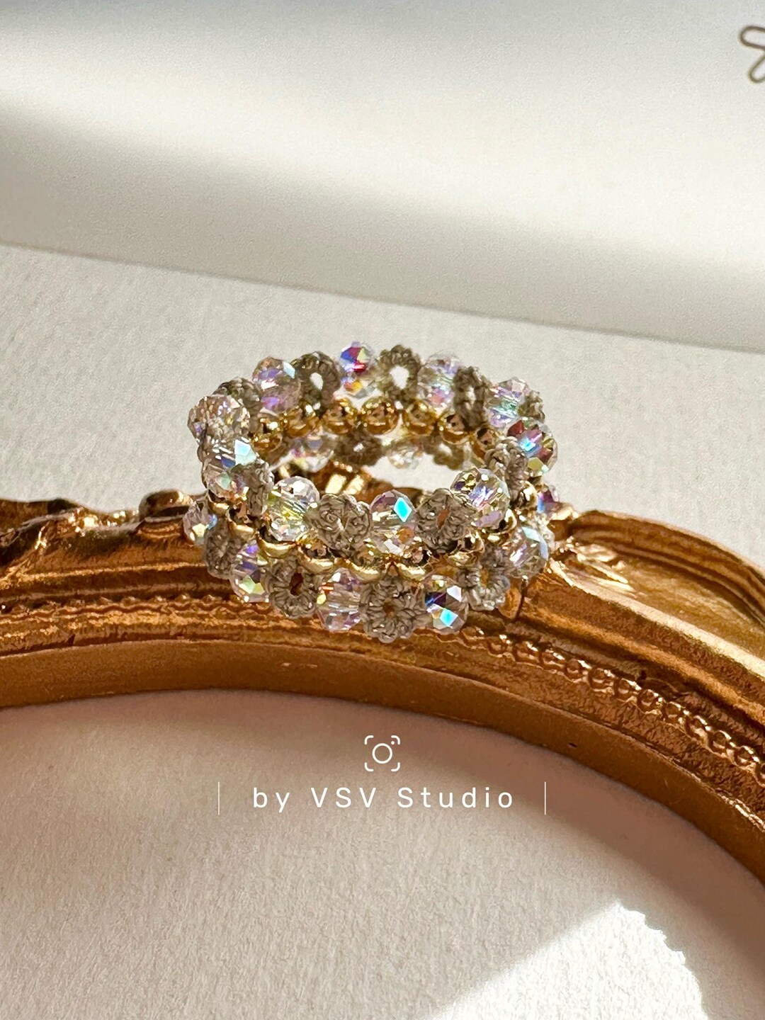 Tatting Ring — Ethereal Elegance Tatting Lace Ring - Etsy