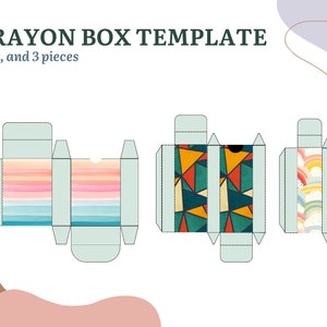 Canva Editable Crayon Box Template - Etsy