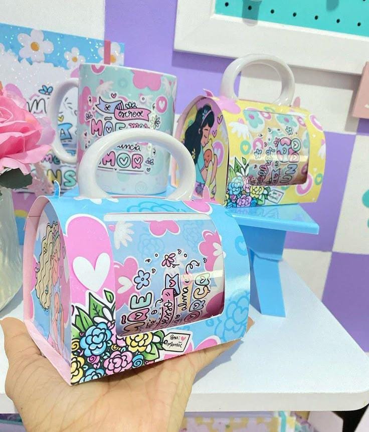 Mug Bag-style Box - PSD-SVG-PATTERN - Etsy