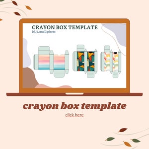 Canva Editable Crayon Box Template - Etsy