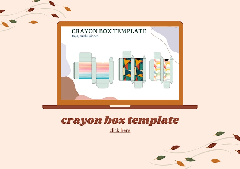 Canva Editable Crayon Box Template - Etsy
