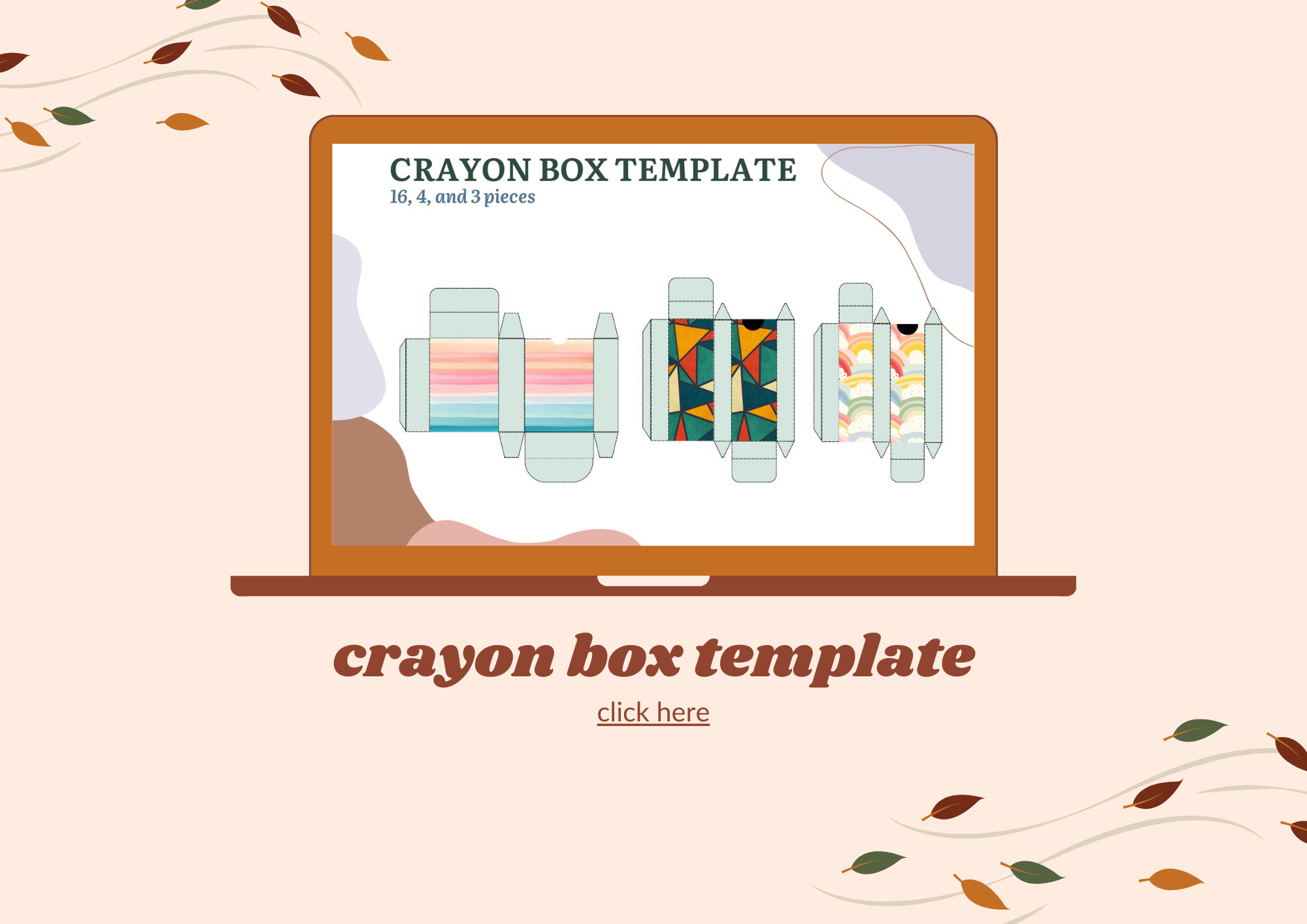 Canva Editable Crayon Box Template - Etsy
