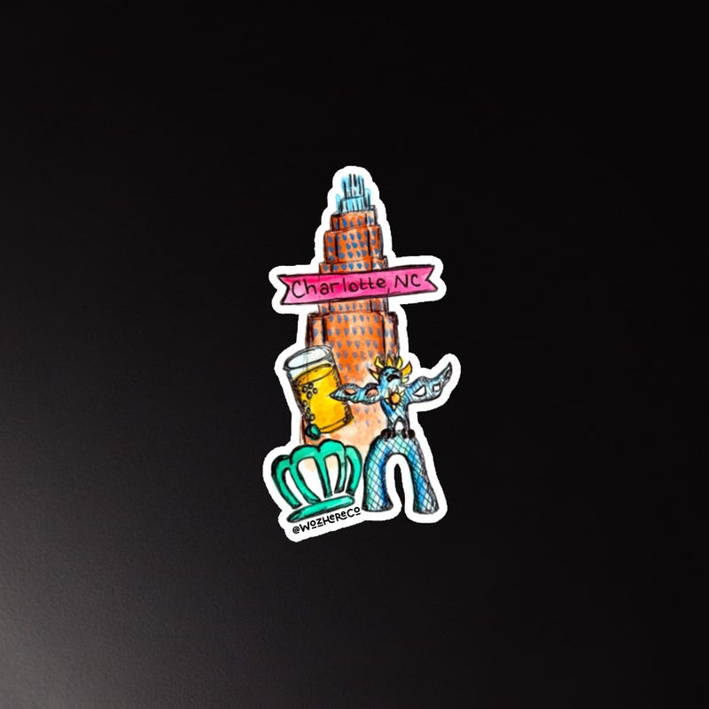 Charlotte Fridge Magnet - Etsy