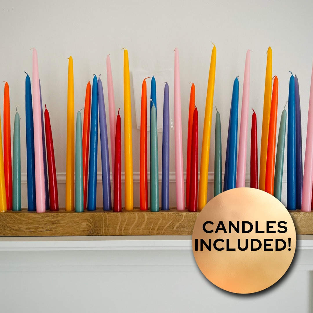Candle Centerpiece Candles Large Candles Colorful Unique Gift Birthday ...