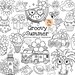 Groovy Summer Coloring Pages, Summer Coloring Pages, Cute Coloring ...