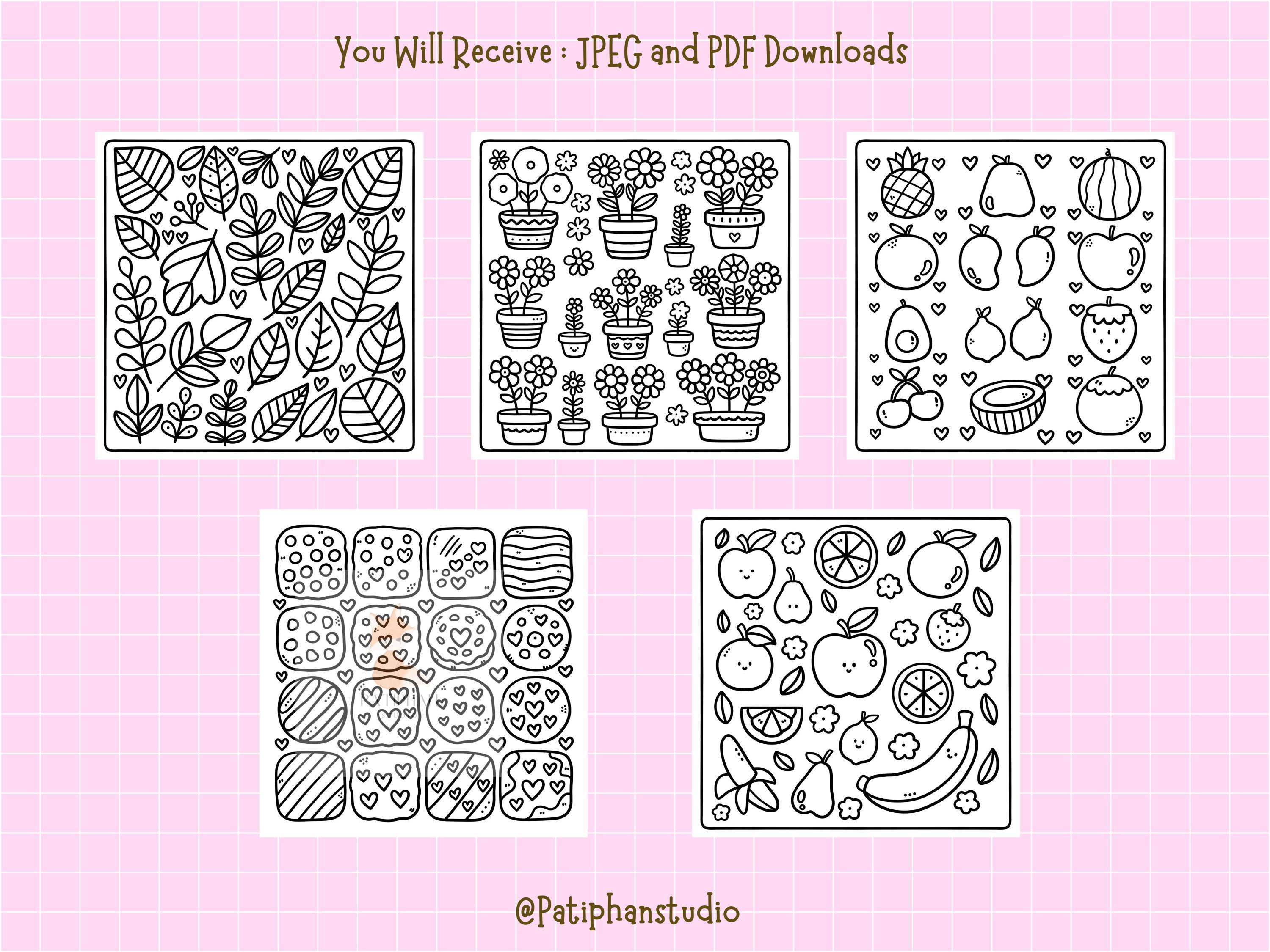 Cute Pattern Coloring Pages | Bold and Easy Pattern Coloring Pages, Pattern Coloring Pages ...