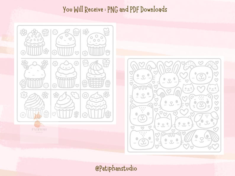 Cozy Pattern Tracing Sheets | Pattern Tracing Pages, Procreate Tracing ...