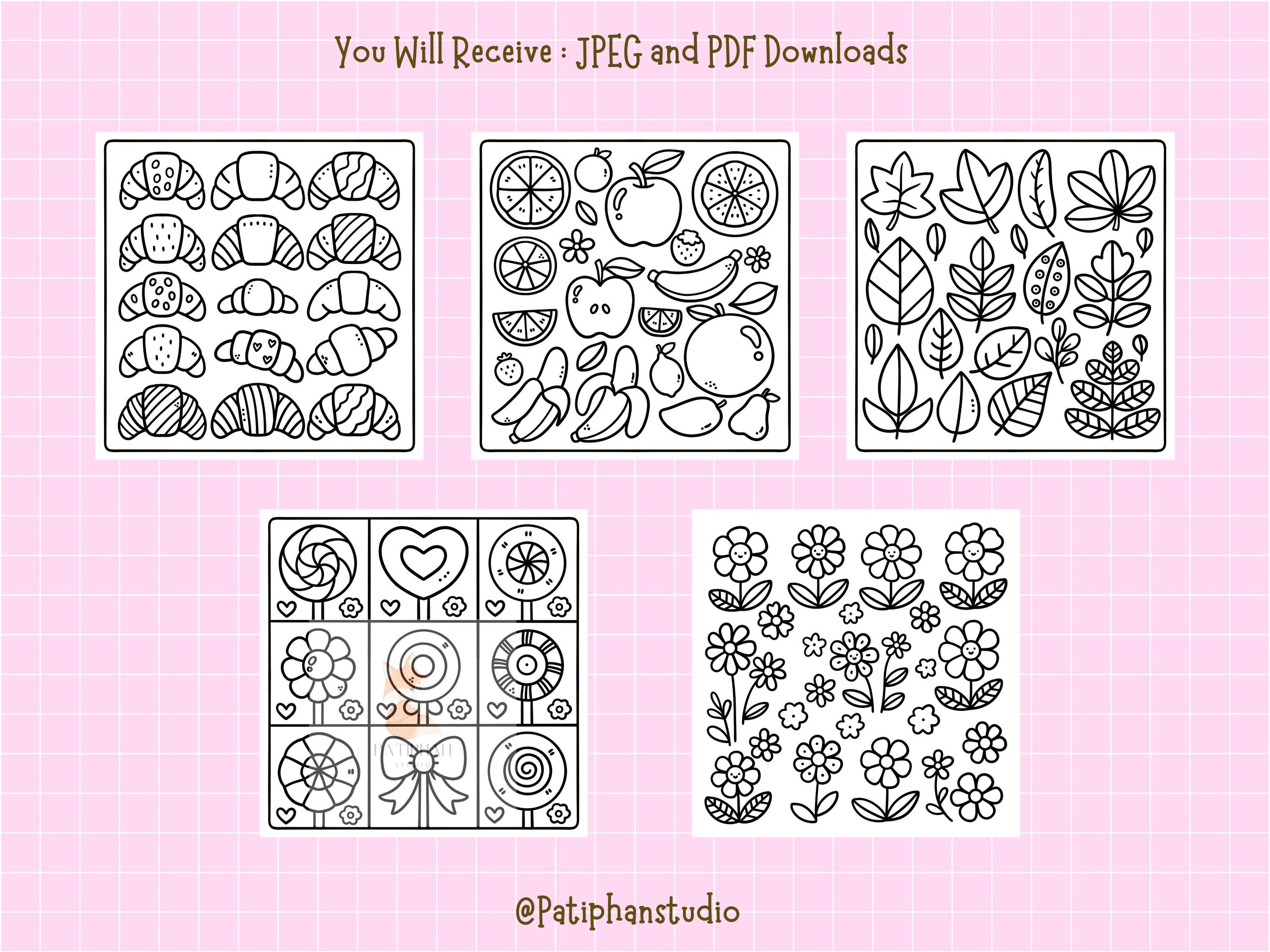 Cute Pattern Coloring Pages | Bold and Easy Pattern Coloring Pages ...