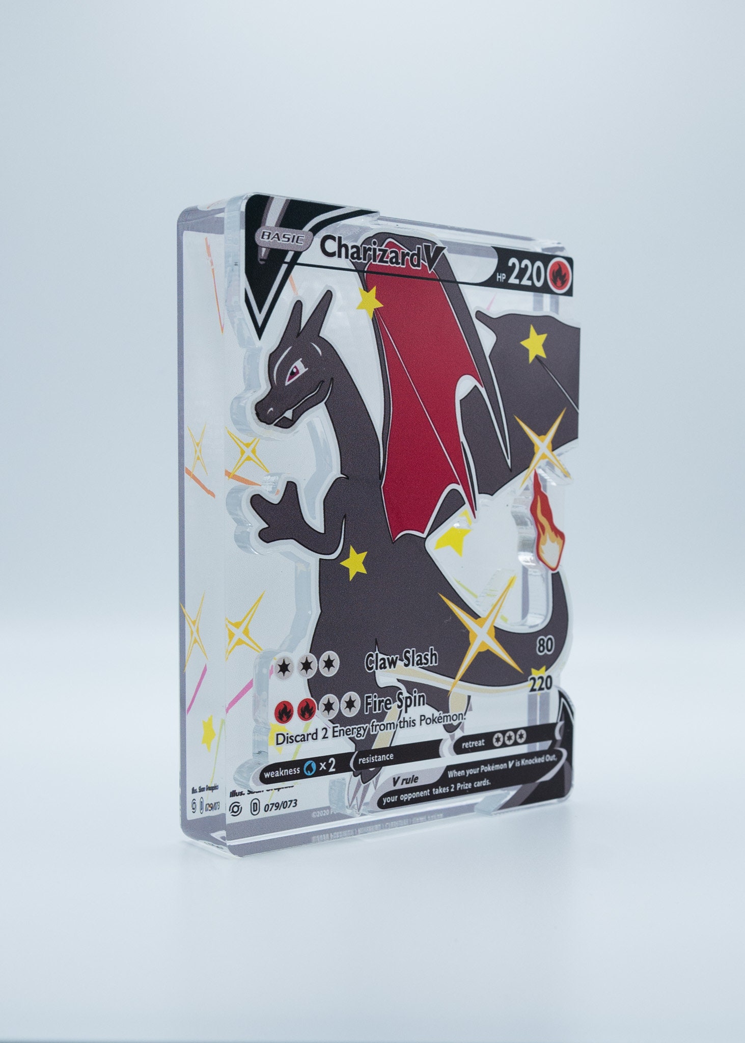 Acrylic Charizard Pokemon Card Collectible - Etsy