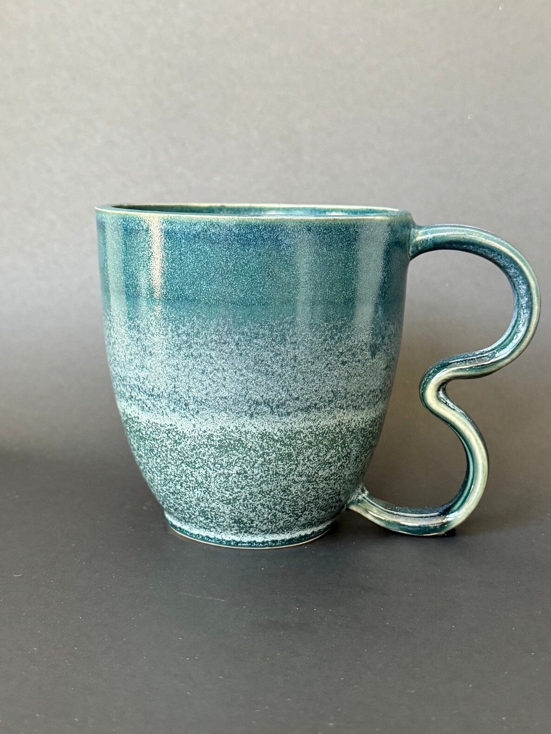 Funky Handmade Pottery Mug 14-16oz - Etsy