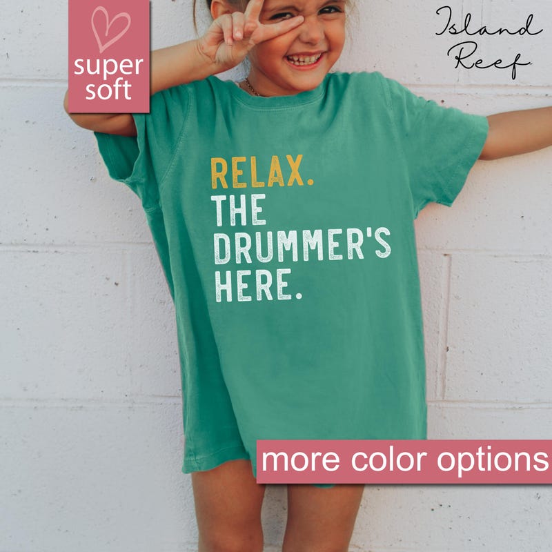 Drummer Shirt Kids - Etsy