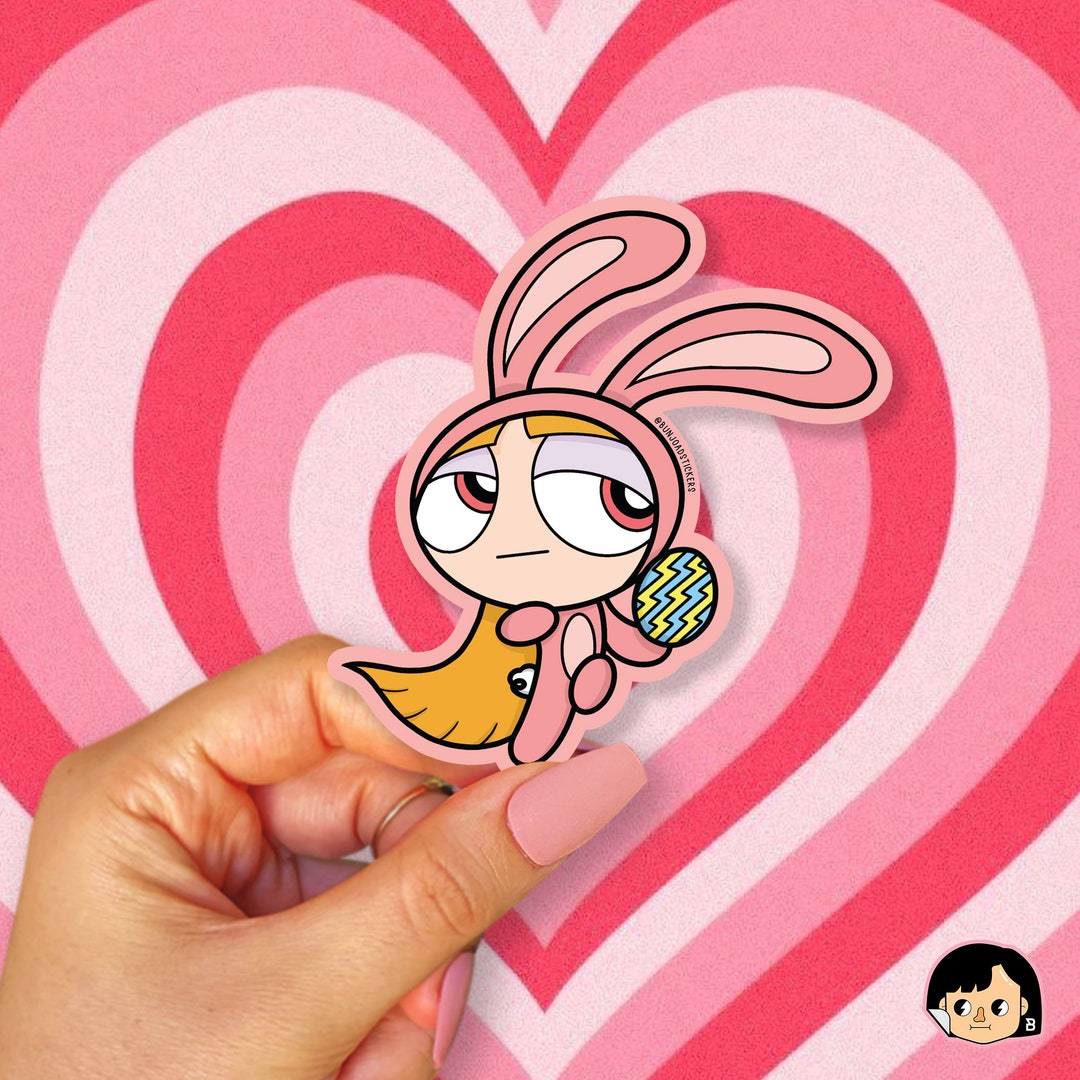 Powerpuff Girls Blossom Easter Set | Transparent Sticker | Powerpuff ...