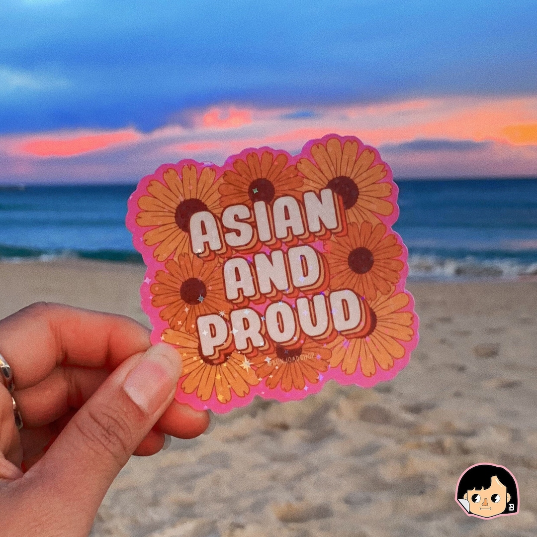 Asian and Proud Transparent Sticker - Etsy