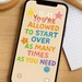 You’re Allowed to Start Over Poster – Mental Health Printable · Therapy ...
