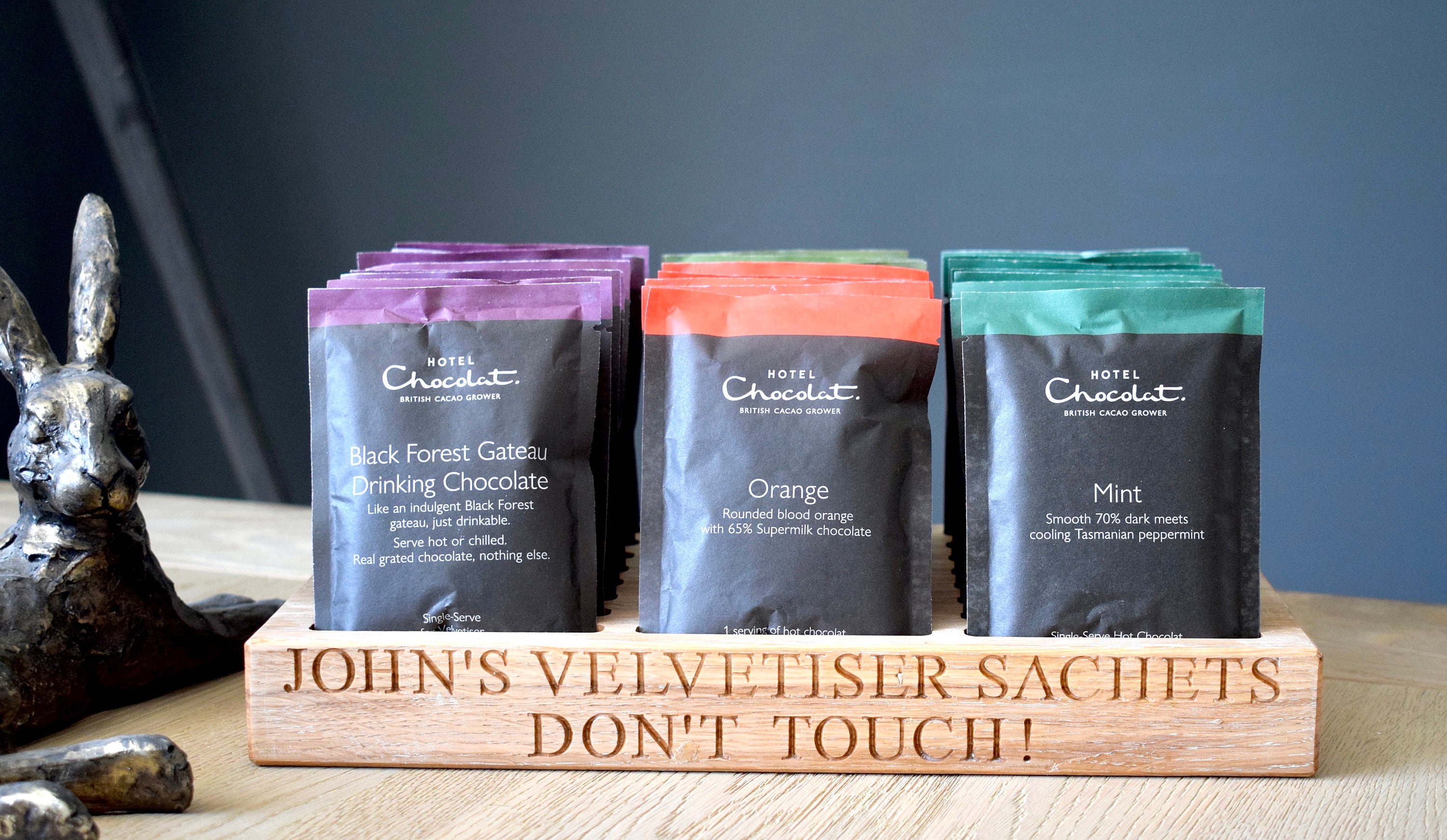 Solid Oak Velvetiser Sachet Holder, Unique Wooden Storage Board Bespoke ...
