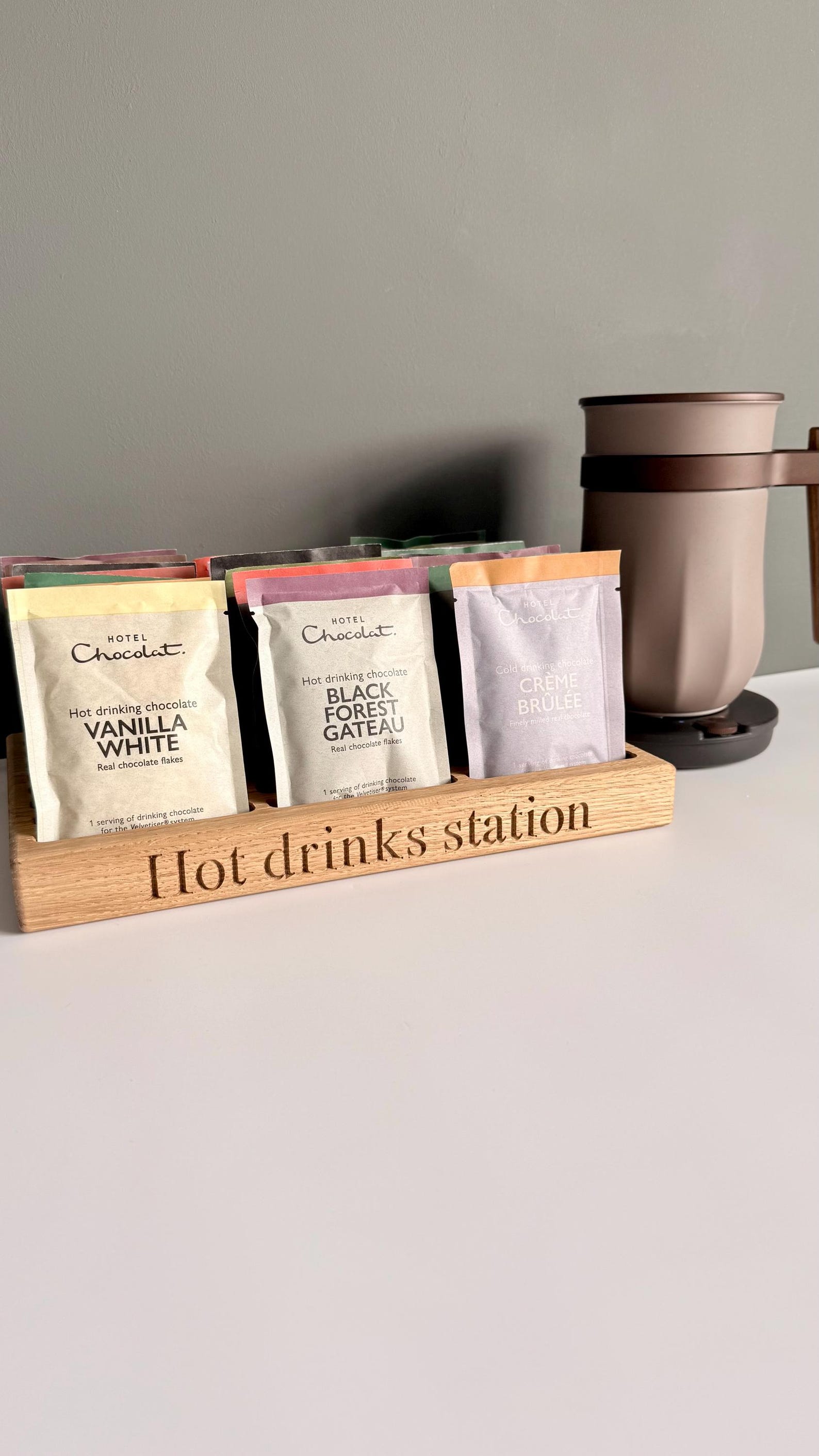 Solid Oak Velvetiser Sachet Holder, Unique Wooden Storage Board Bespoke ...