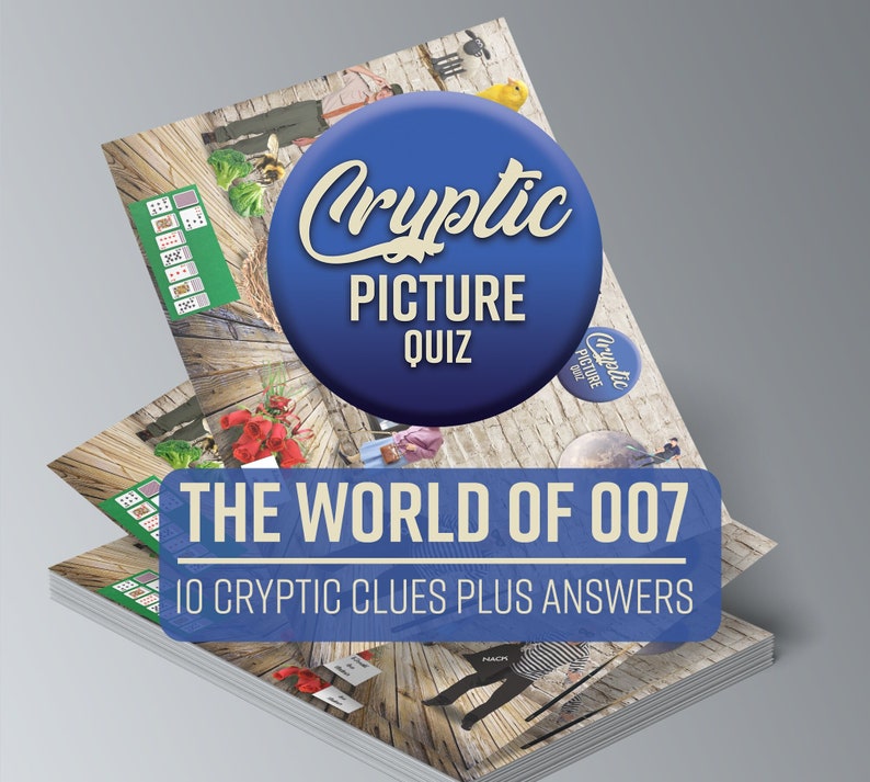 The World of 007 - Cryptic Picture Quiz - Etsy