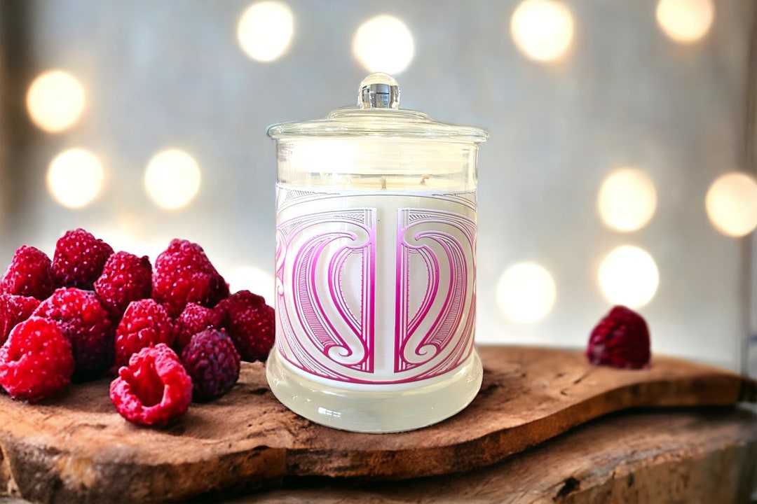 Raspberry Zinger - Maori Inspired - Soy Wax Candle - Triple Wick - 360g ...