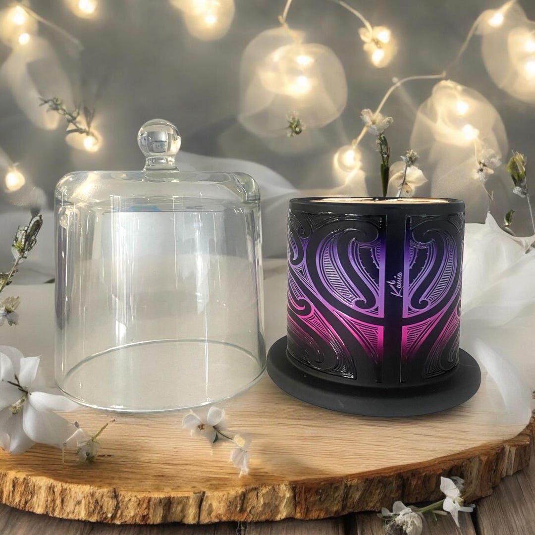 Bell Cloche Candle Maori Inspired Triple Wick-scented Soy Wax Candle - Etsy