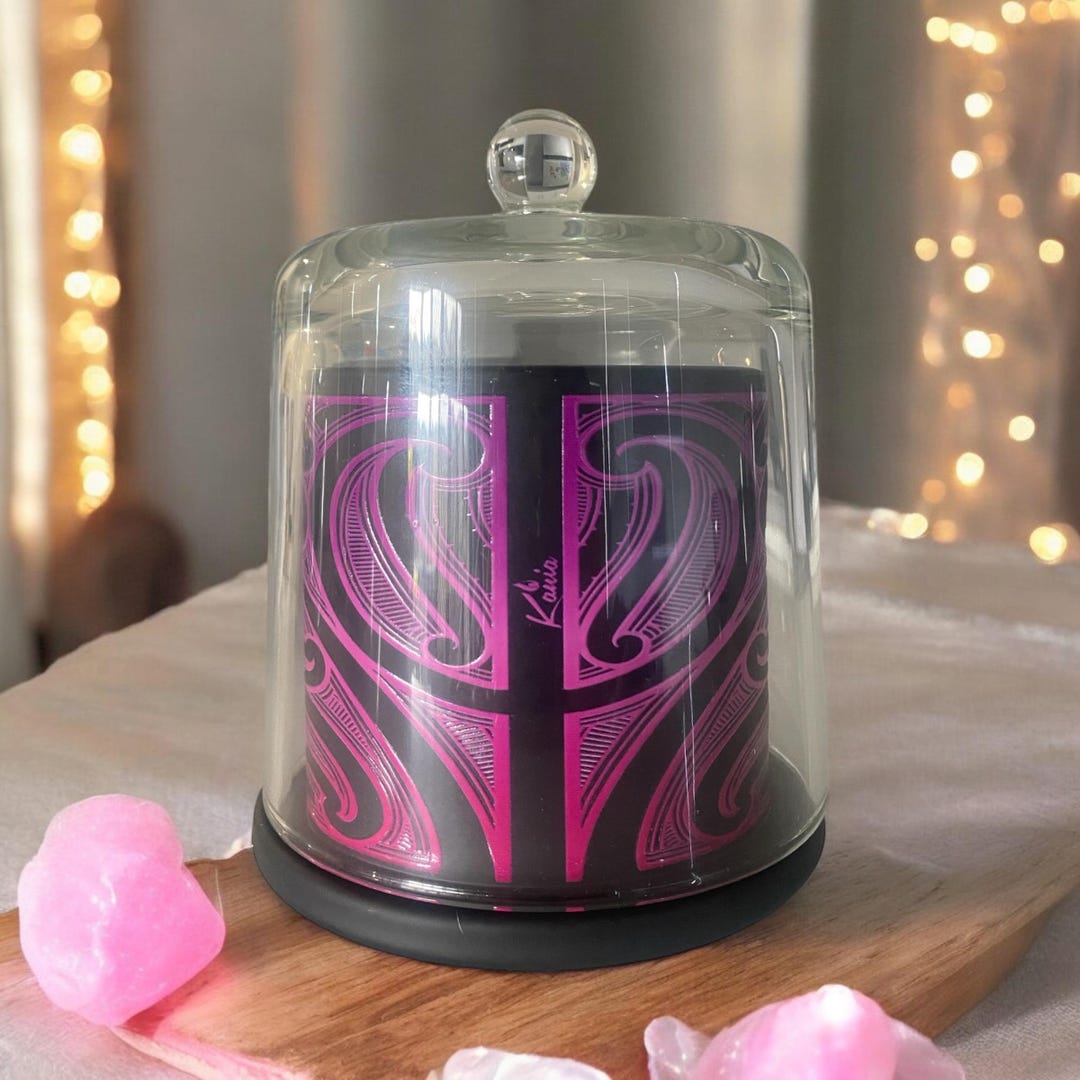 Maori Inspired Bell Cloche Bubblegum Scented Soy Wax Candle Gifts 3 ...