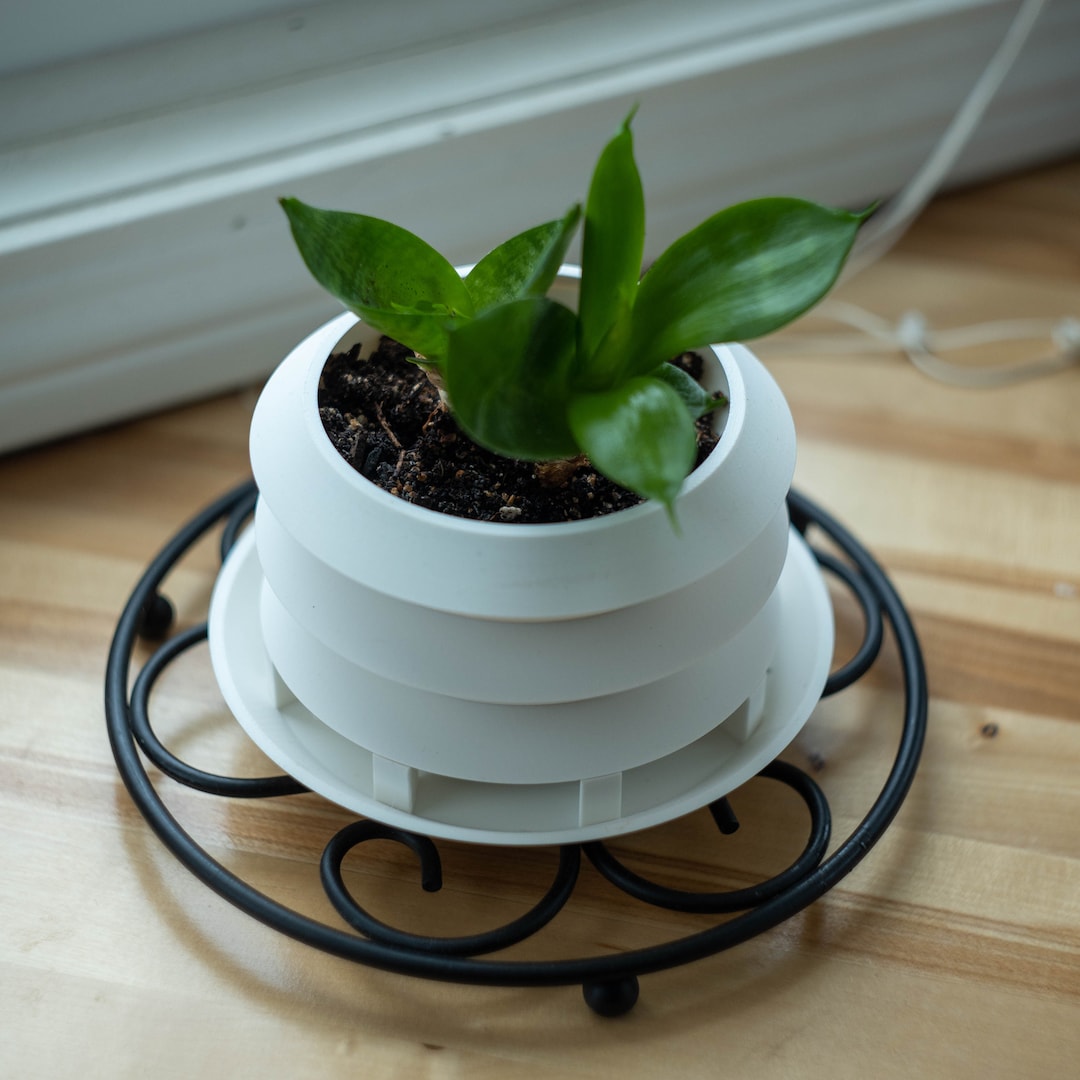 Futuristic Minimalist Planter Pot | Modern Home Decor | 4-inch - Etsy