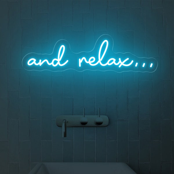 Relax Sign - Etsy