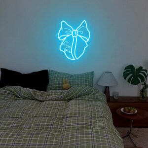 Personalized Name Bow Neon Sign,customize Name Art,custom Bow Name ...