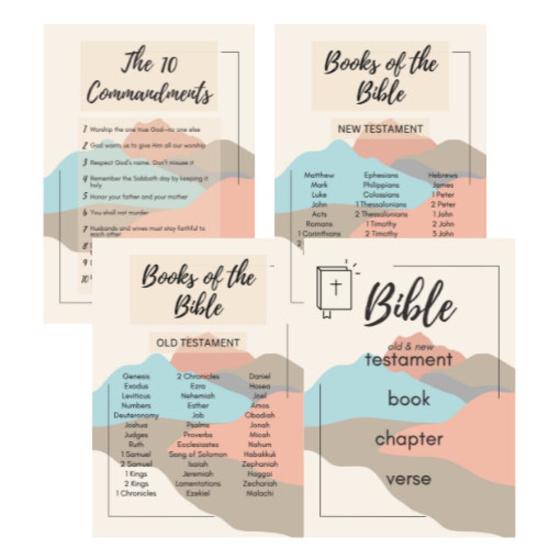 Kids Ministry Poster Bundle-neutral Colors Beige Accents Classroom ...