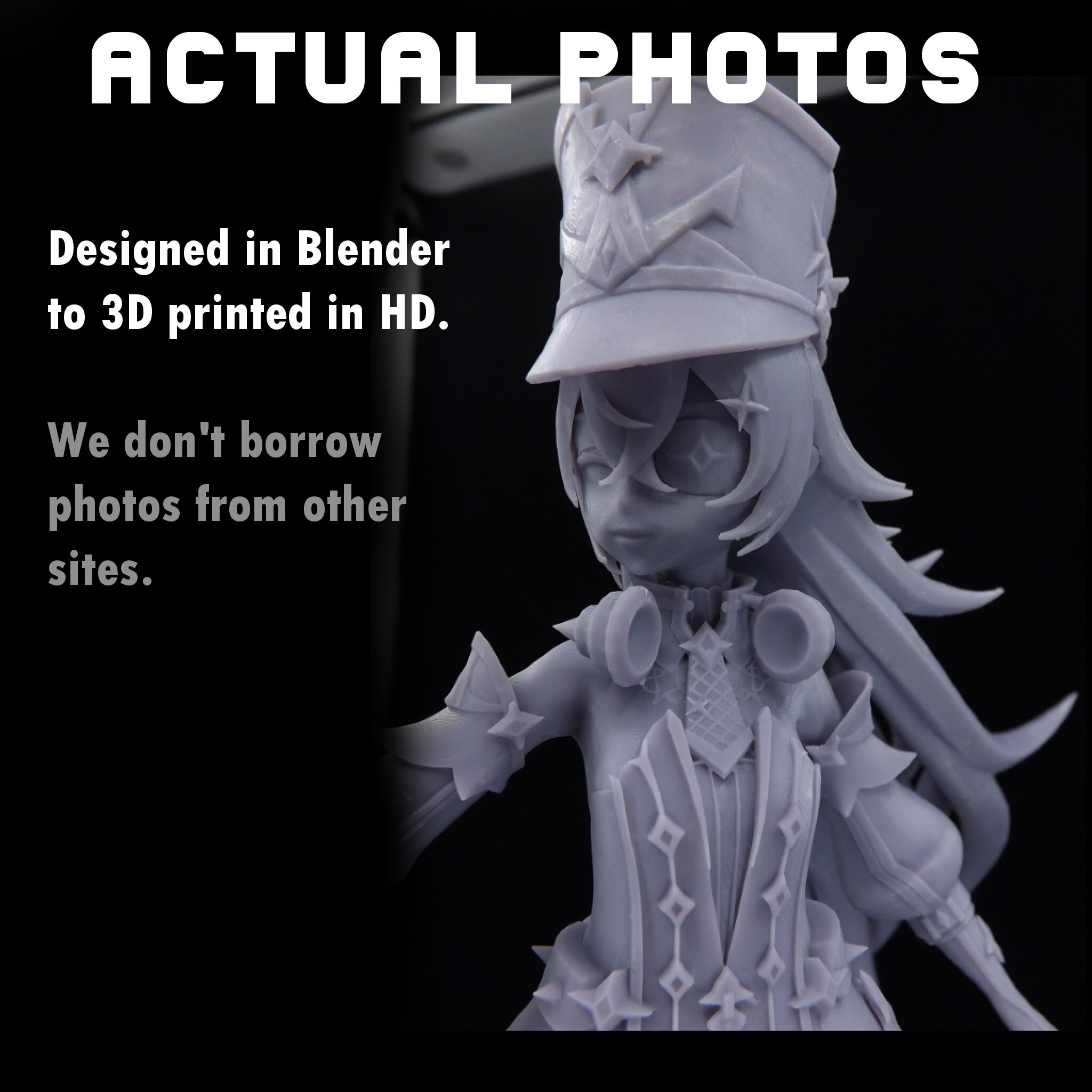 Chevreuse Figure Scale Figurine 1/4 From Genshin Impact Resin Figurine ...