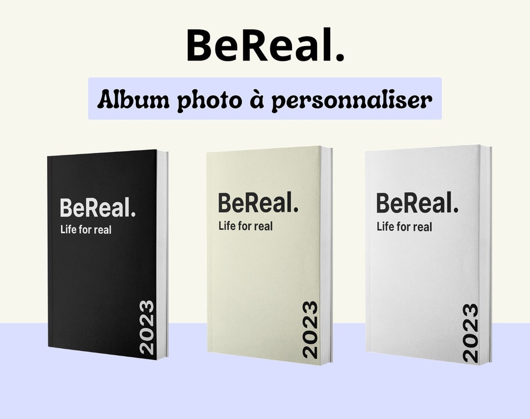 Bereal Photo Album Template. Bereal Photo Book Template to Personalize ...
