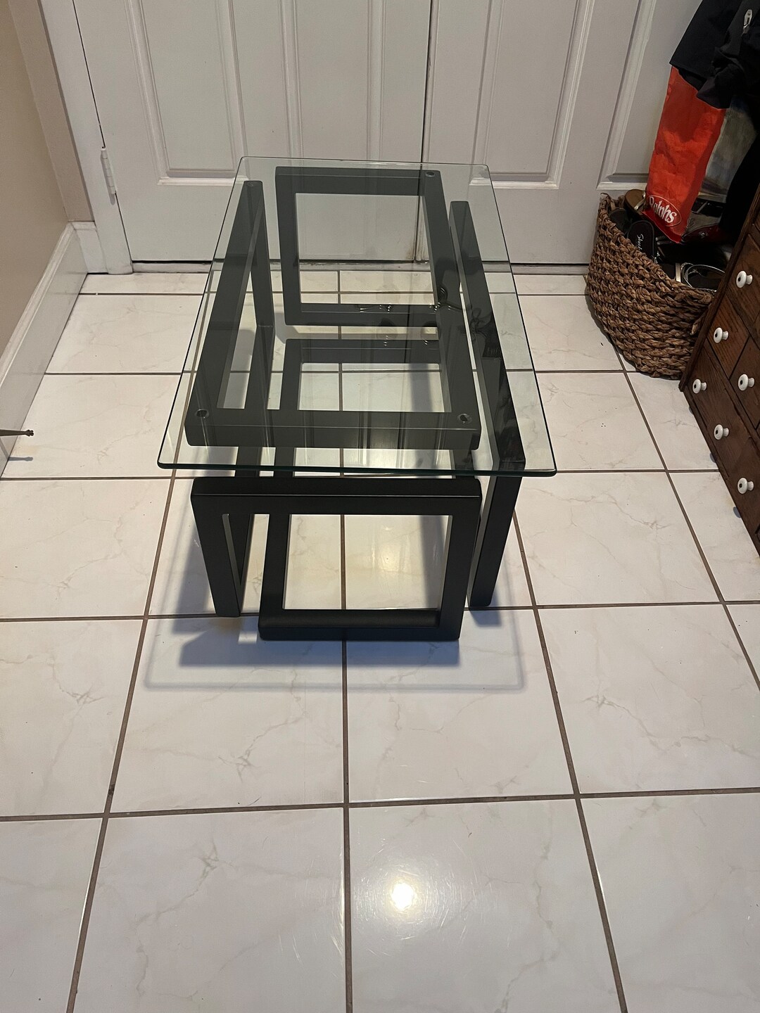 Metal and Glass Infinity Prism Coffee Table - Etsy