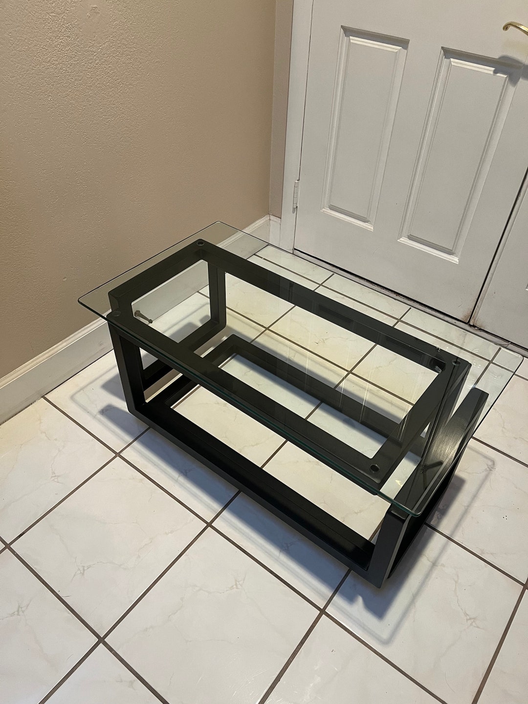 Metal and Glass Infinity Prism Coffee Table - Etsy