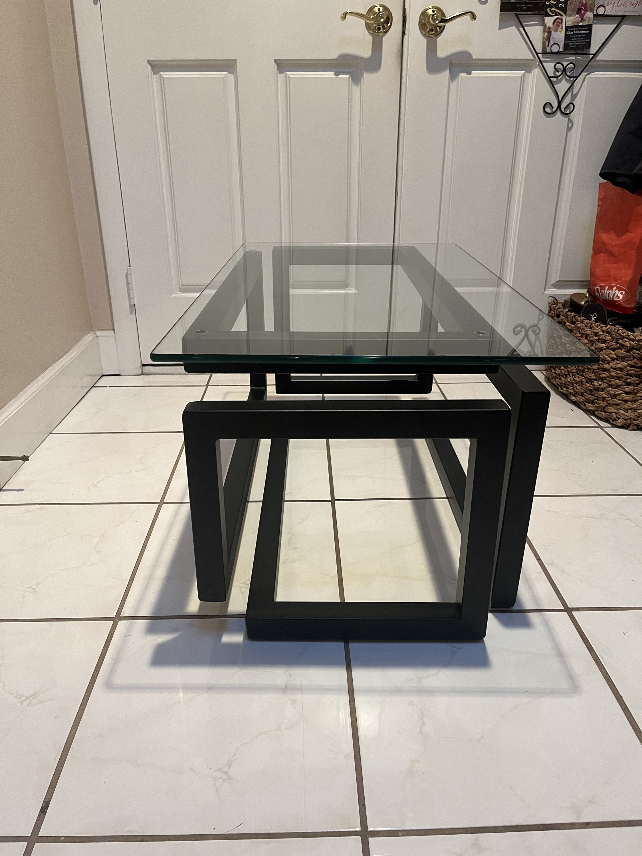 Metal and Glass Infinity Prism Coffee Table - Etsy