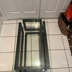 Metal and Glass Infinity Prism Coffee Table - Etsy