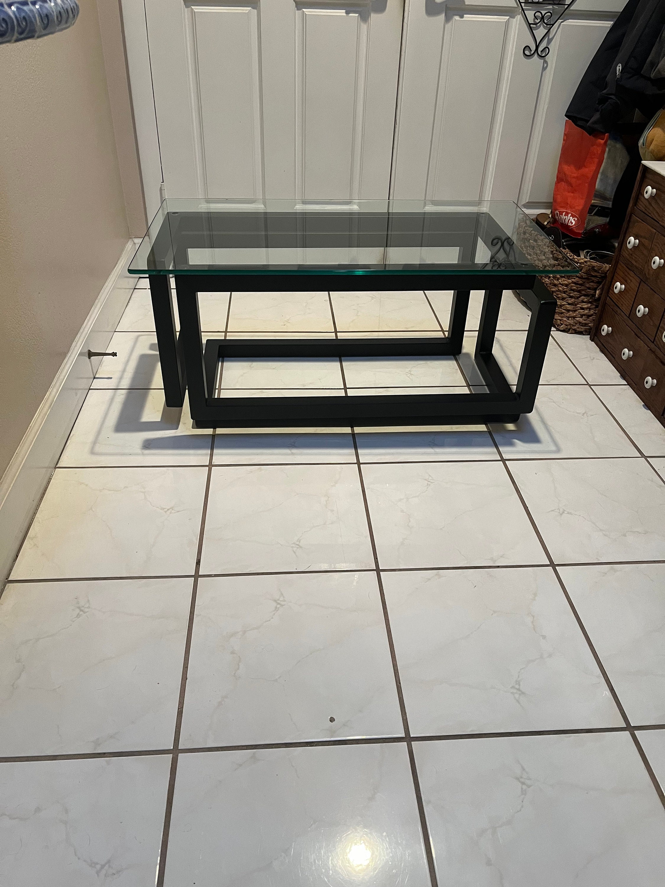 Metal and Glass Infinity Prism Coffee Table - Etsy