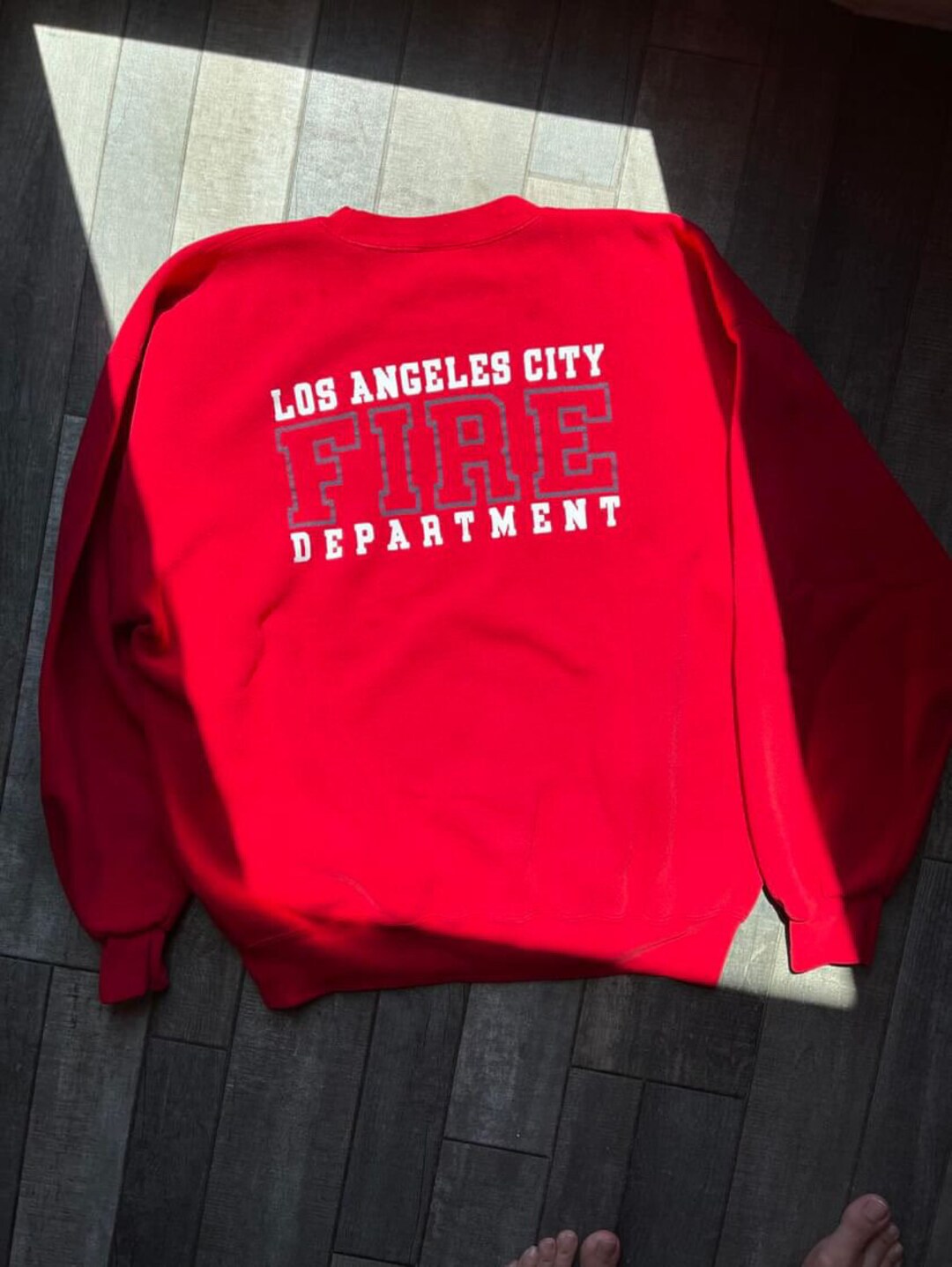 90s Vintage LA City Fire Department Crewneck Size Large - Etsy