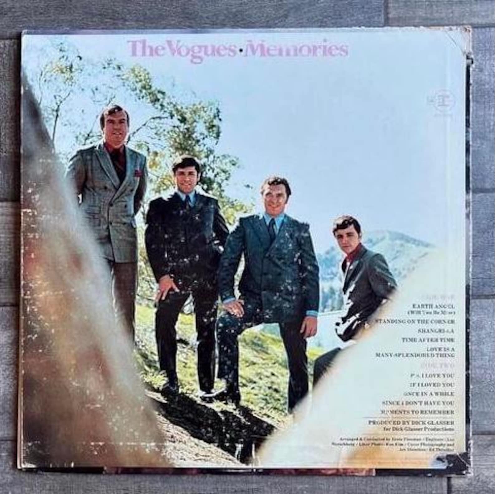 The Vogues ‘memories’ Vintage Vinyl - 1969 Press - Etsy