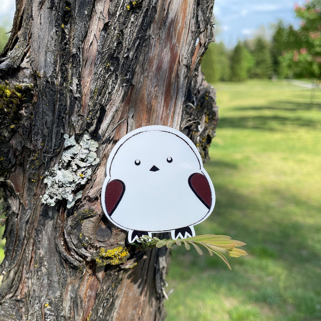 Long Tailed Tit (shimaenaga) Sticker - Water Resistant - Bird ...