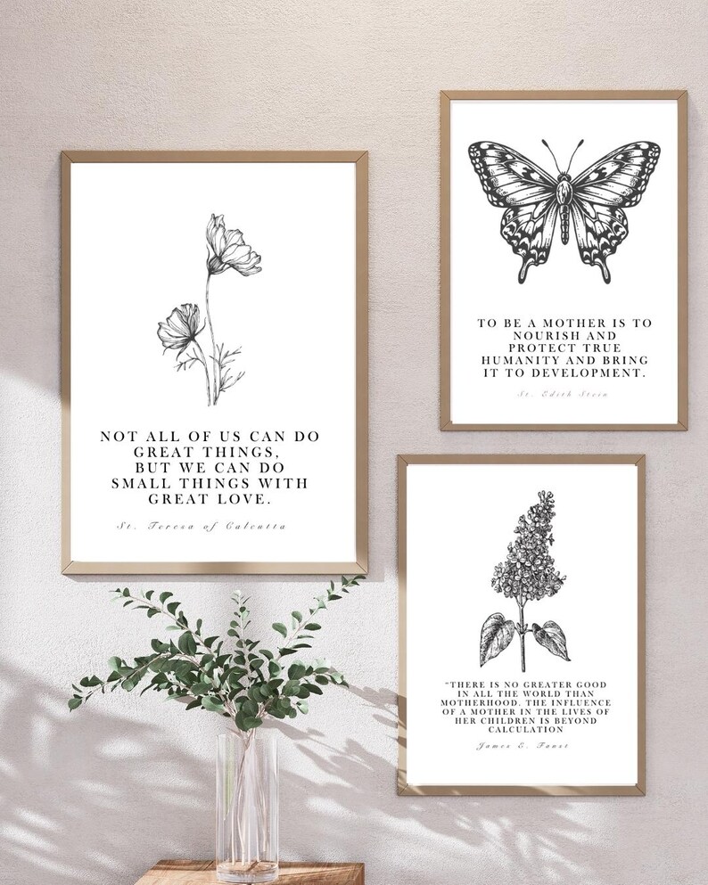 Mother Teresa Quote, Catholic Quote Printable Art, Catholic Digital Art ...