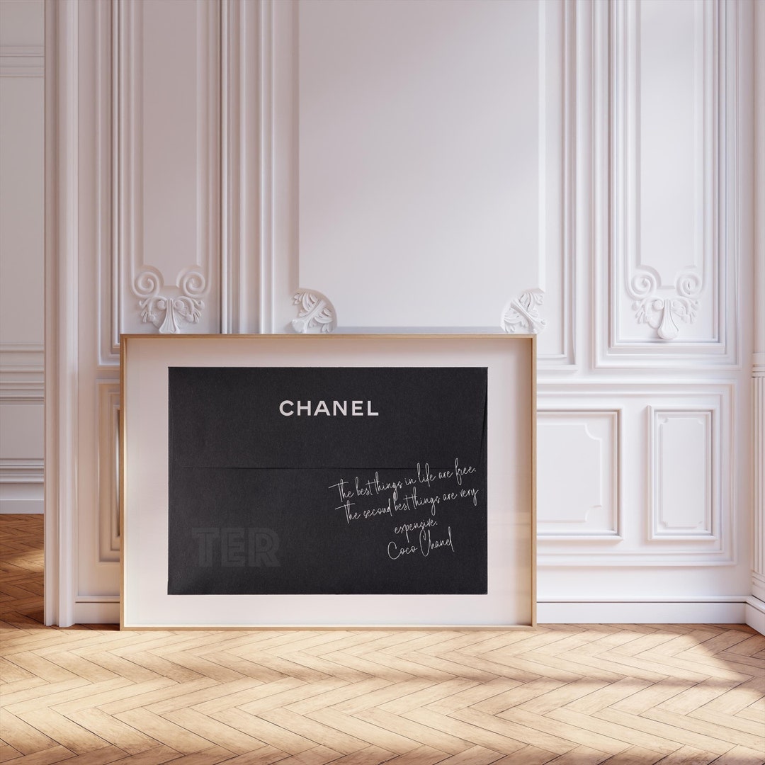 Fashion Print, Fashion Poster, Luxury Fashion Poster, Chanel Art ...
