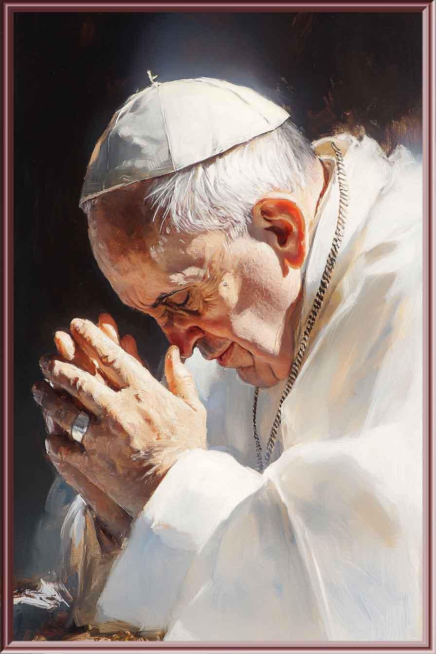 Pope Francis Digital Print | Catholic Religious Wall Art | Christian ...