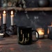 Eldritch Inspirations: Cthulhu Black Coffee Mug With Candles, Dark ...