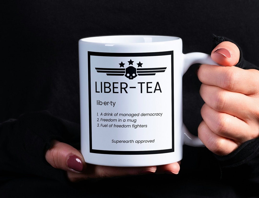 Helldivers Super Earth Approved Mug liber-tea Definition, Managed ...