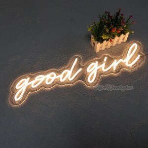 Good Girl Neon Sign, Aesthetic Room Decor, Custom Neon Signs - Etsy