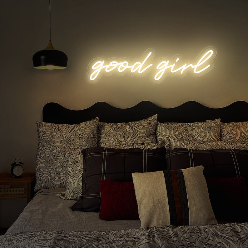 Good Girl Neon Sign,aesthetic Custom Neon Signs, Room Decor, Neon Sign ...