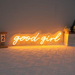 Good Girl Neon Sign, Aesthetic Room Decor, Custom Neon Signs - Etsy