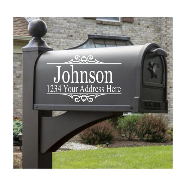 Mailbox Sign With Name and Address - Etsy
