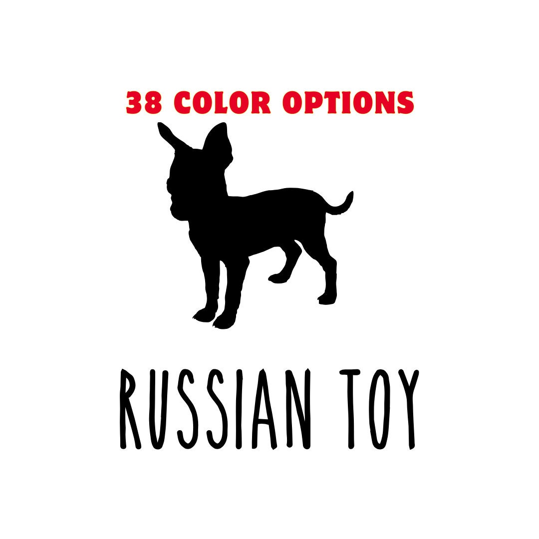 Russian Toy Dog Breed Decal - Etsy
