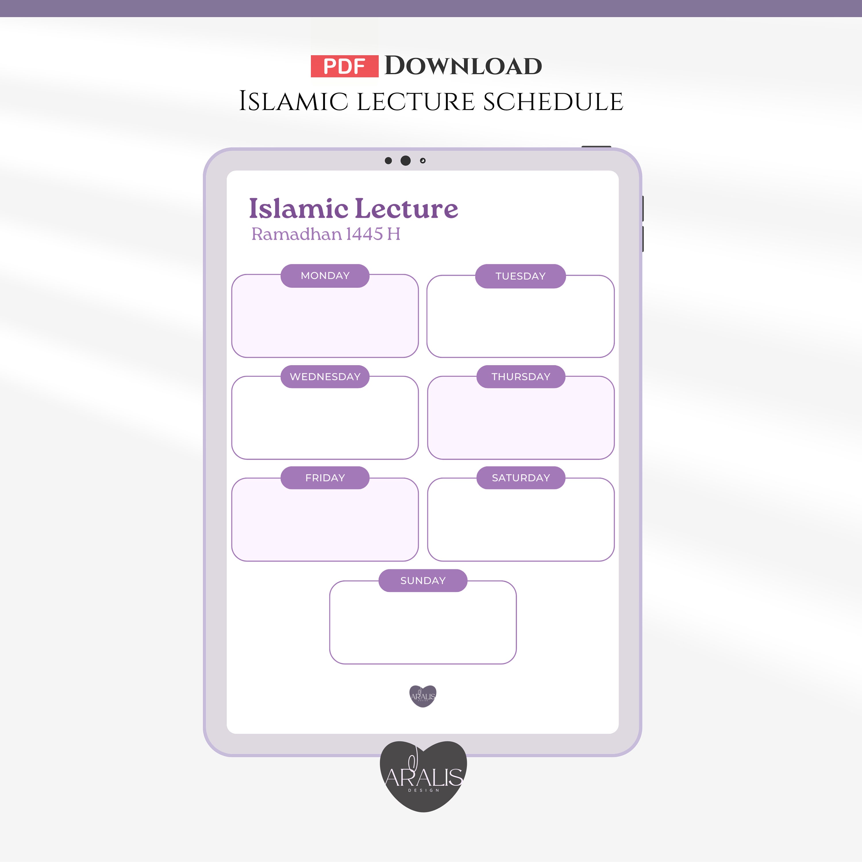Printable Ramadhan Journal - Etsy