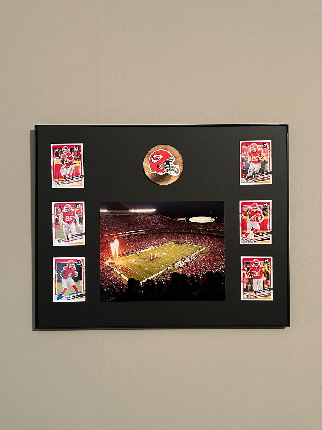 2023 Kansas City Chiefs Custom Frame, Man Cave Gift, NFL Memorabilia - Etsy